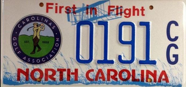 License Plate Campaign - Carolinasgolf.org